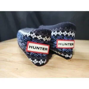 Hunter | Accessories | Hunter Boot Socks Large Tall Dark Earth Blue ...